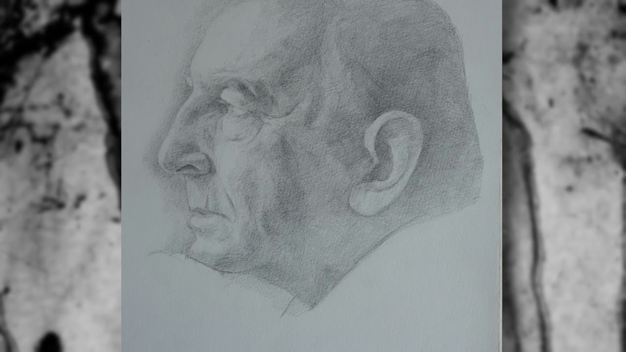 Artwork Pencil Portrait Drawing by Hiroshi Ochi - YouTube