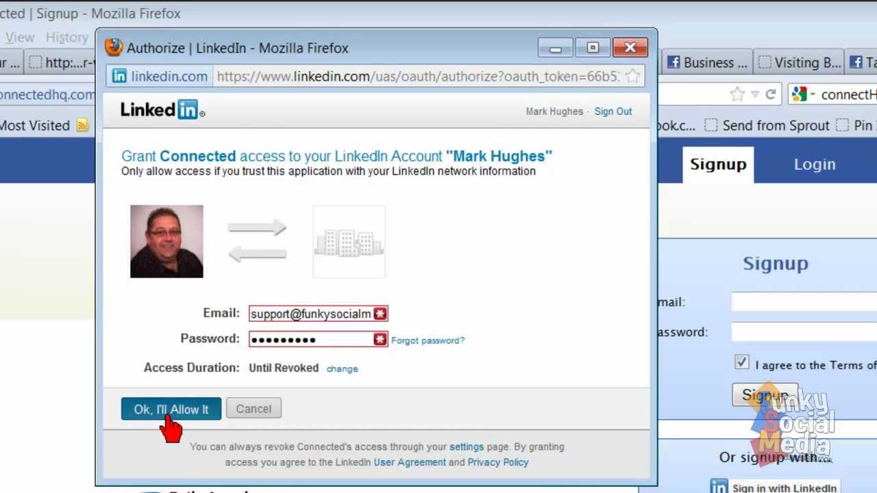 How To Sign Up To LinkedIn Connect HQ - YouTube