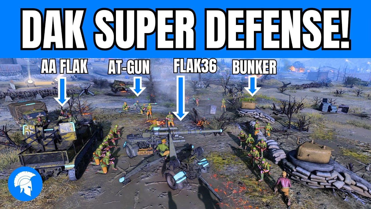 This is the best DAK Defense of all time! - 4vs4 - Afrikakorps ...