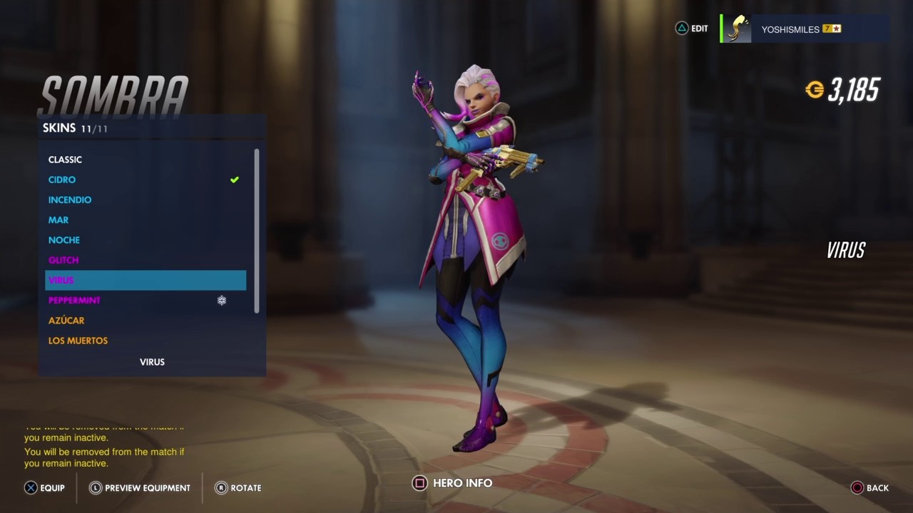 Sombra skin tier list!! (Worst to Best skins for Sombra) - YouTube