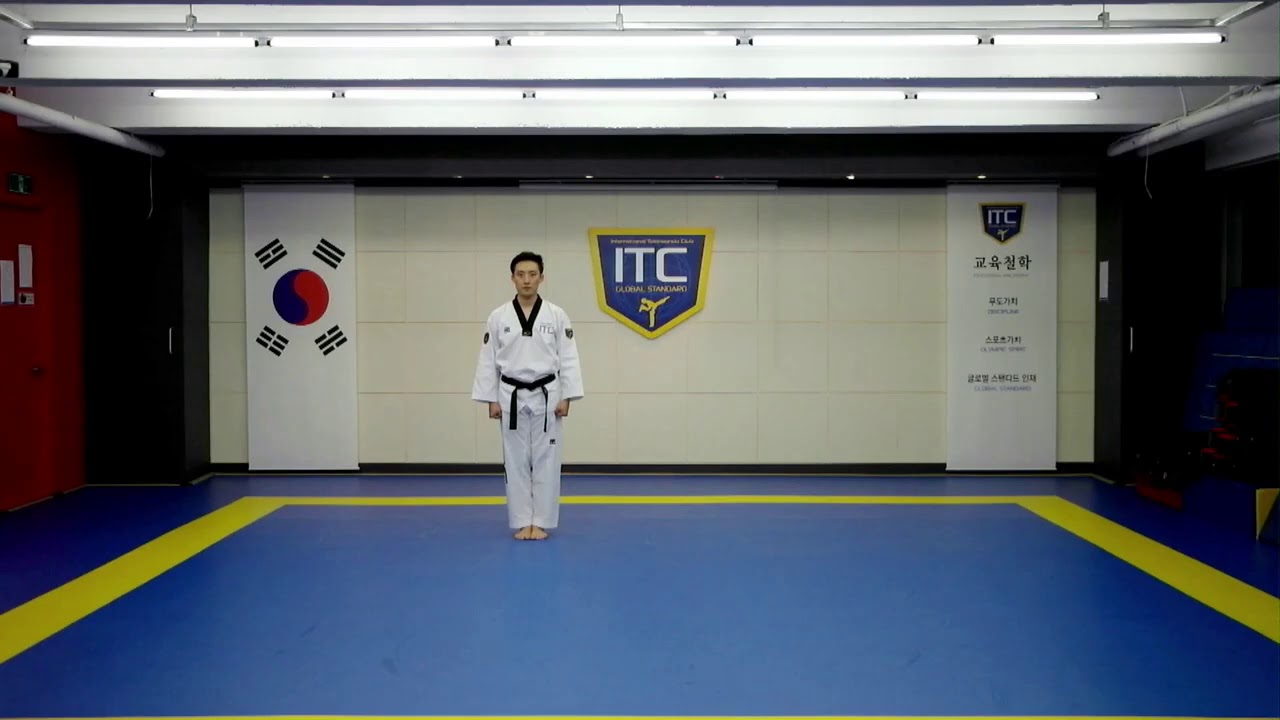 Taebaek poomsae step by step - YouTube