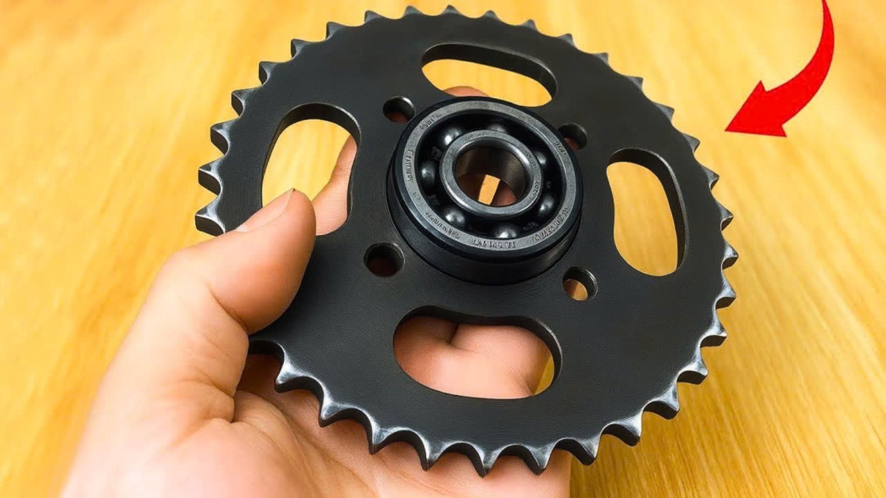 Great Idea!! Your Old Sprocket and Bearings Will Make You Amazed ...