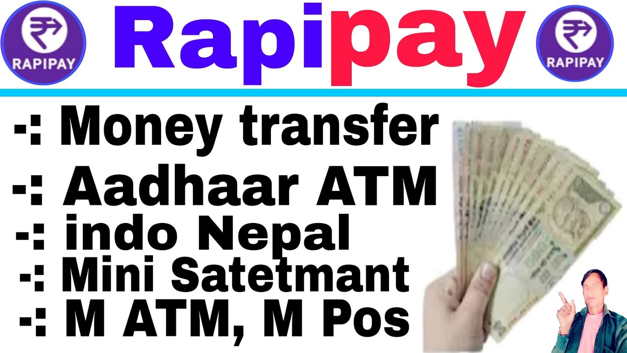 rapipay service | AEPS | money transfer || rapipay registration ...