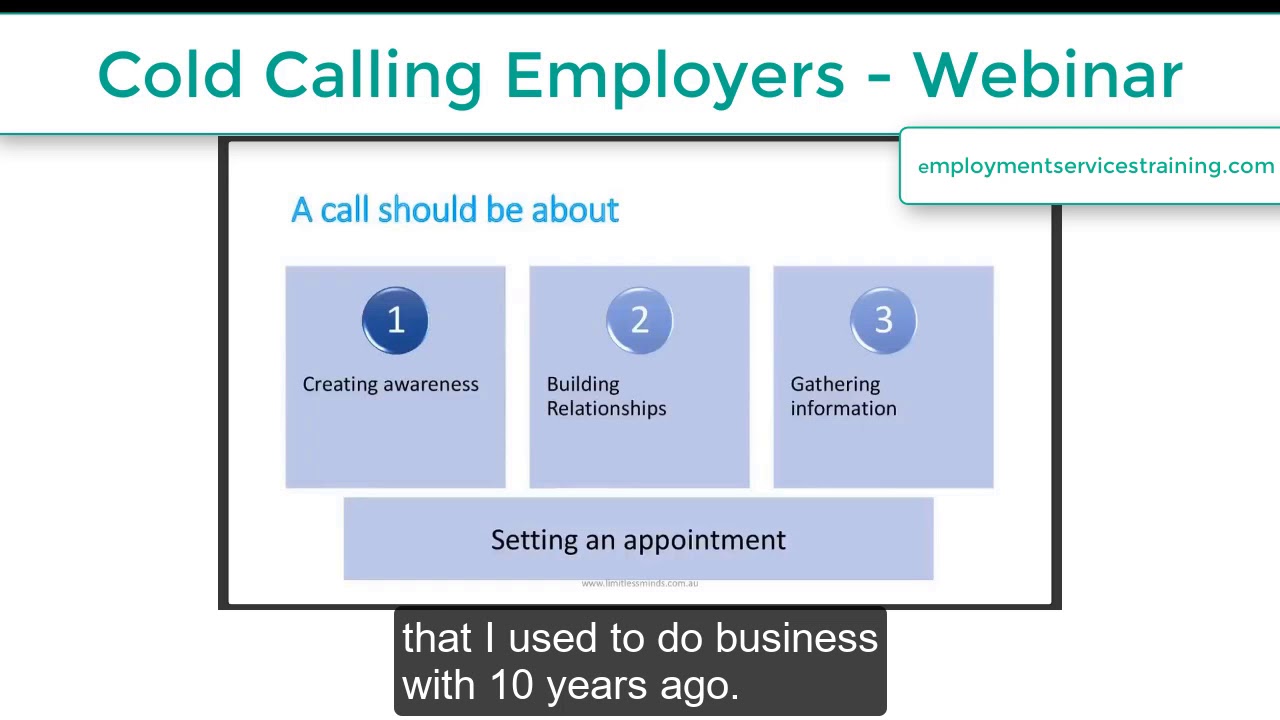An Employer Call is Not About Getting a Yes - YouTube