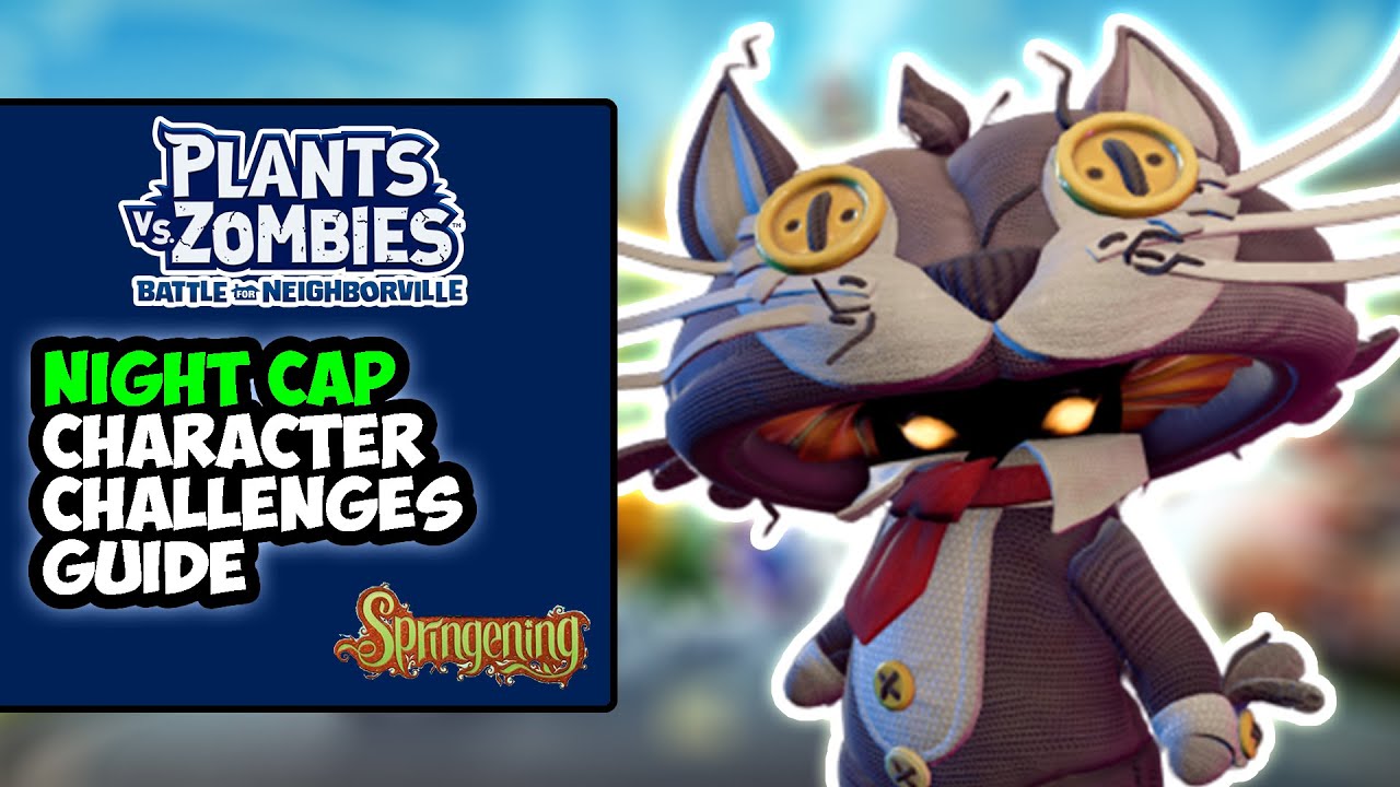 Night Cap Springening Character Challenge Guide - Plants vs Zombies ...