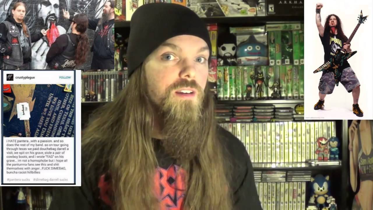 The Band Nuclear Hellfrost Desecrate Dimebag Darrells Grave - YouTube