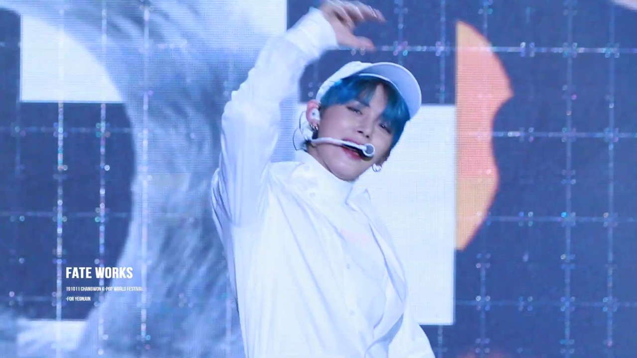 [TXT Yeonjun Fancam] 191011 CHANGWON K-POP WORLD FESTIVAL 어느날 머리에서 뿔이 ...