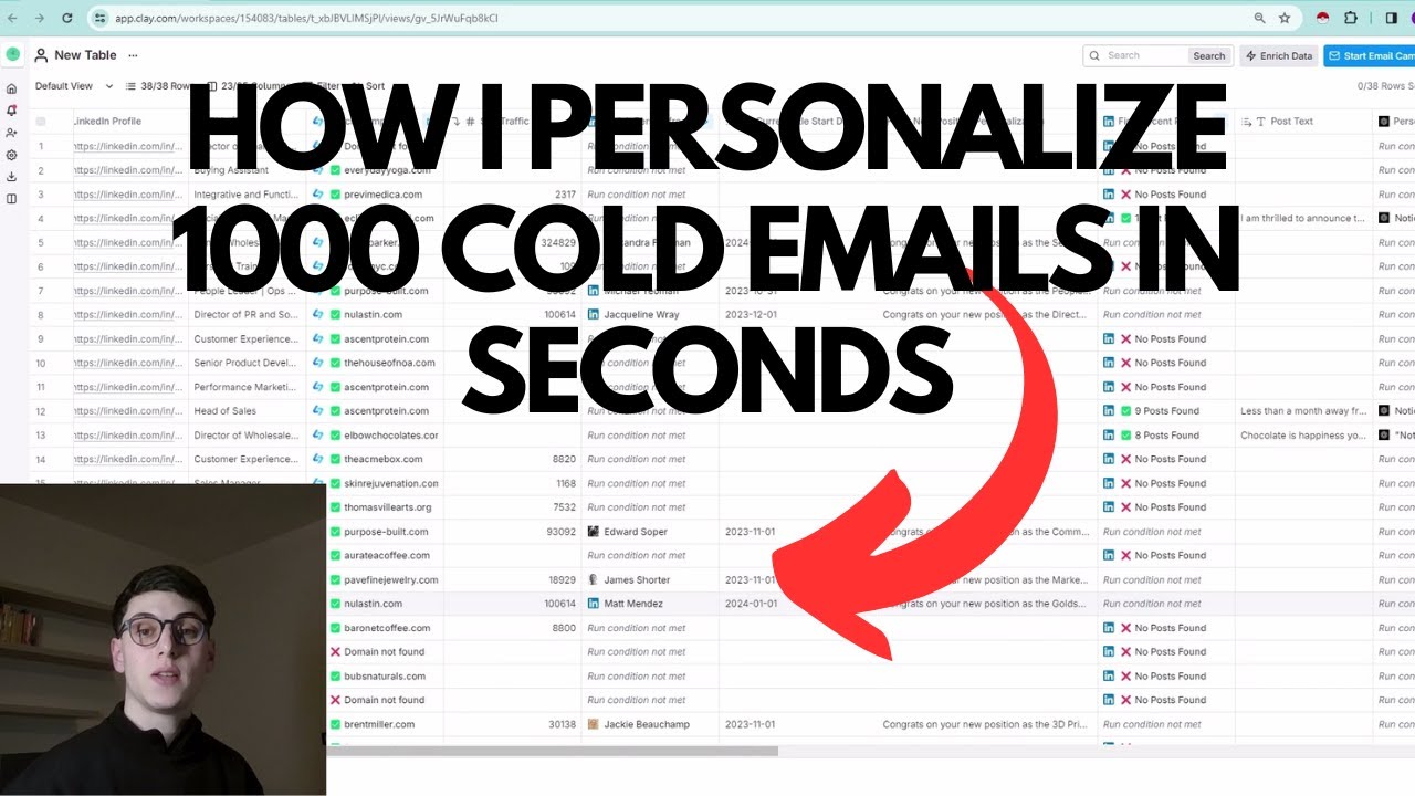 How I Personalize Thousands of Cold Emails in Seconds - YouTube