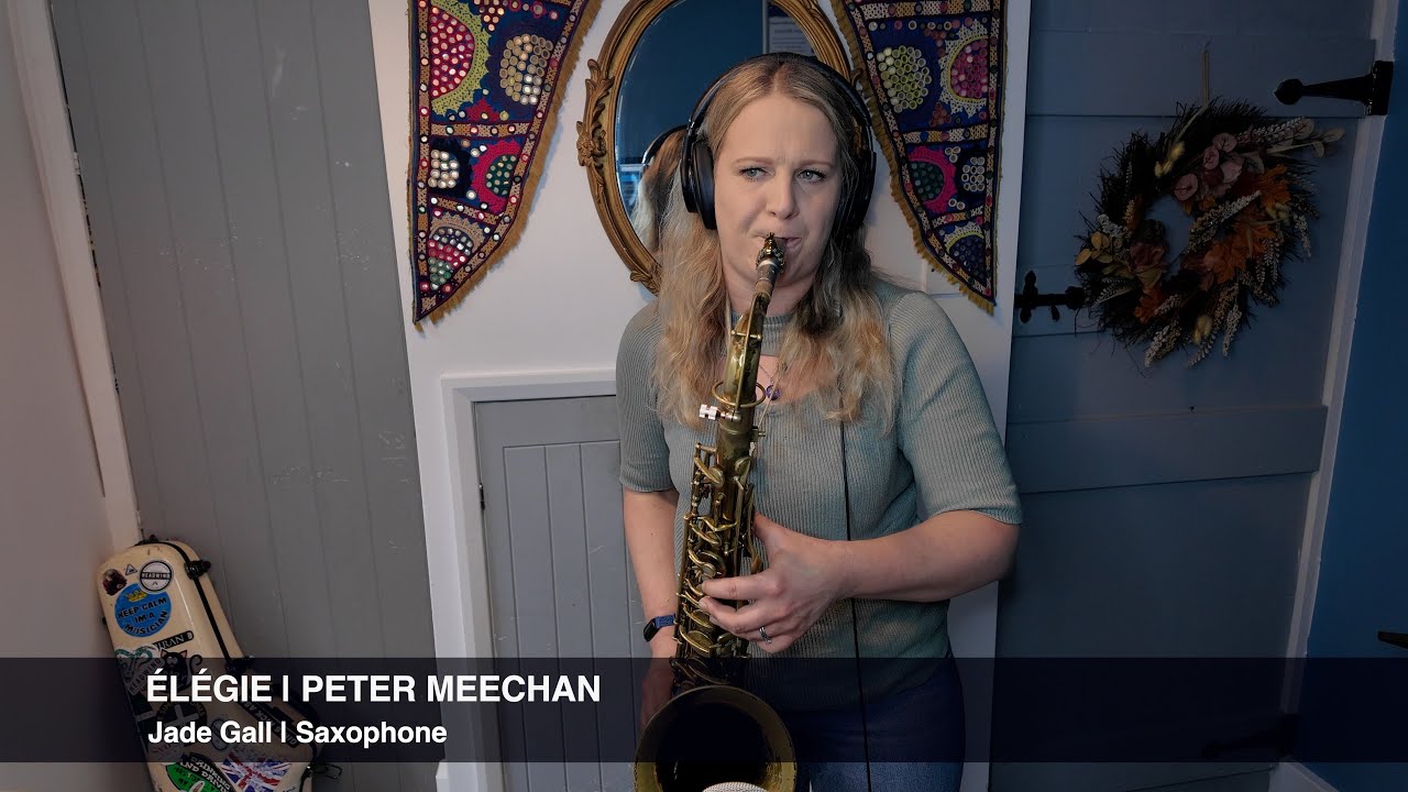 élégie | 3 Pieces for Solo Saxophone | Peter Meechan - YouTube