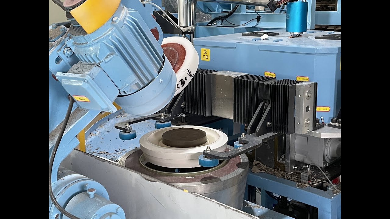 Automatic ceramic production line from Fenn - YouTube