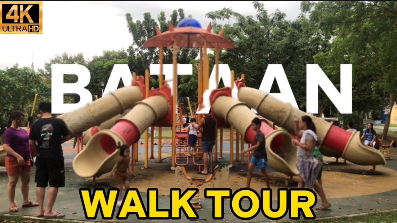 WALK TOUR | DOÑA FRANCISCA PARK BALANGA CITY BATAAN - YouTube