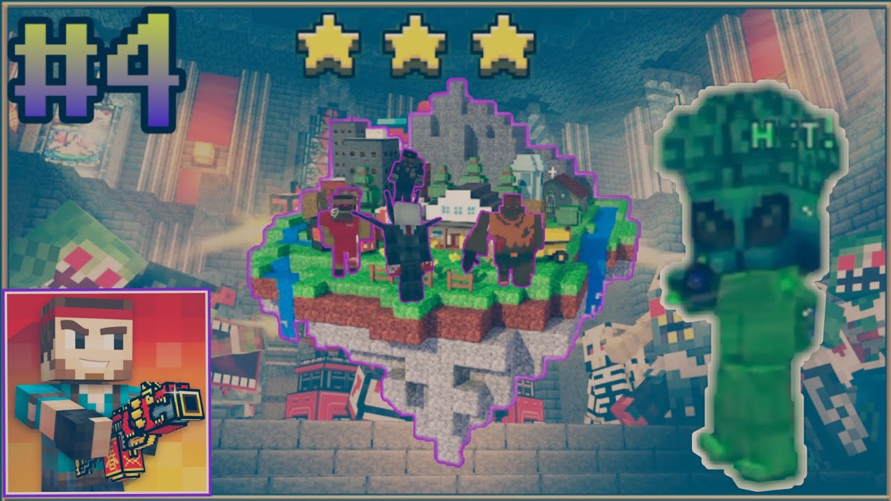 Pixel gun 3d. Walkthrough part 4. {Pixelated World} - YouTube