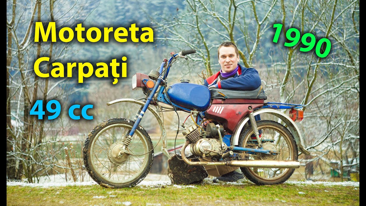 Motoreta Carpati - Prima pornire dupa 15 ani ! - YouTube