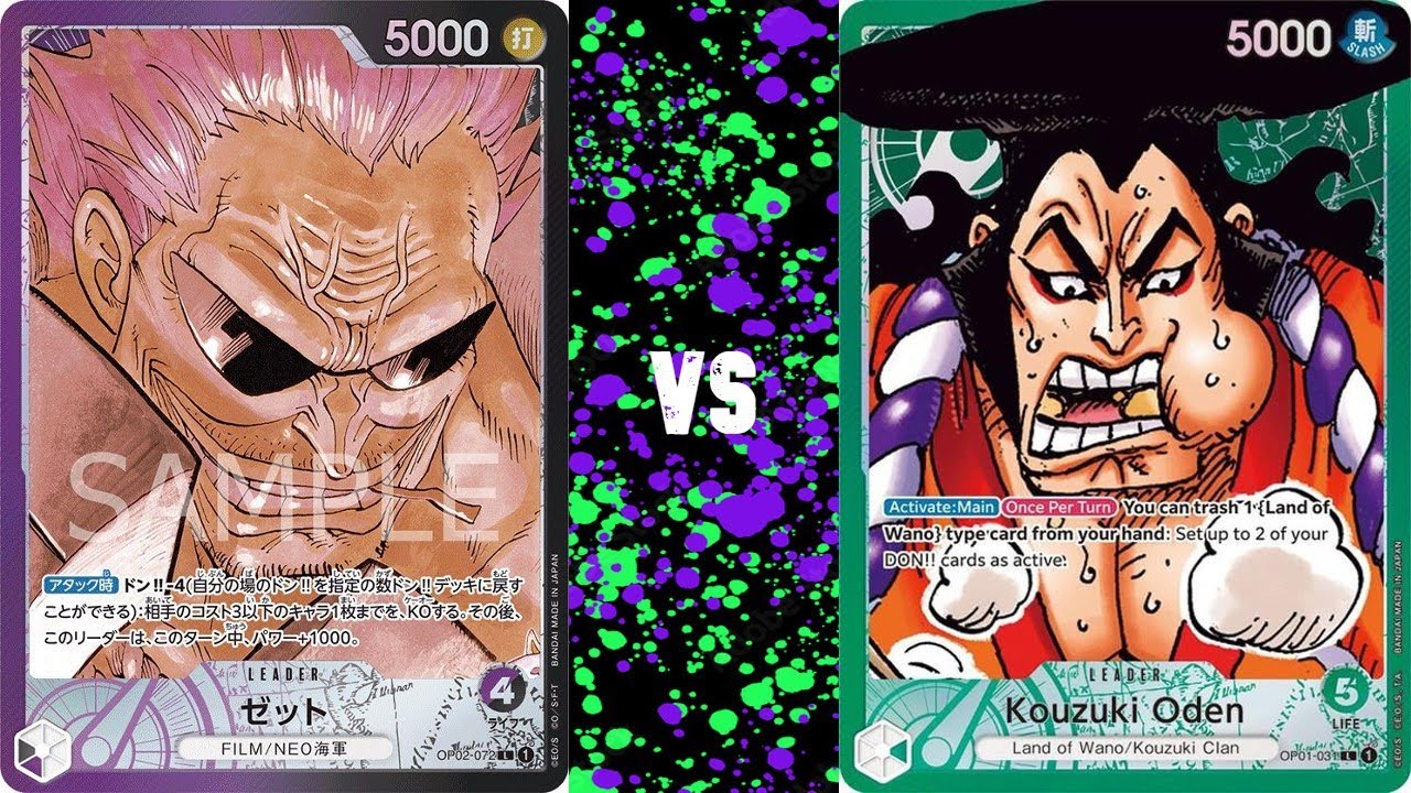 [OPTCG OP05] ZEPHYR VS ODEN - An amazing Off-meta match - YouTube
