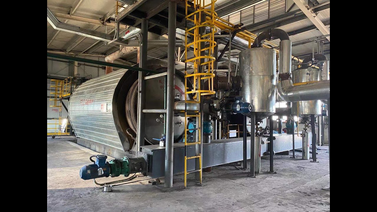 Henan Mingjie Coal Tar Processing Pyrolysis Plant - YouTube
