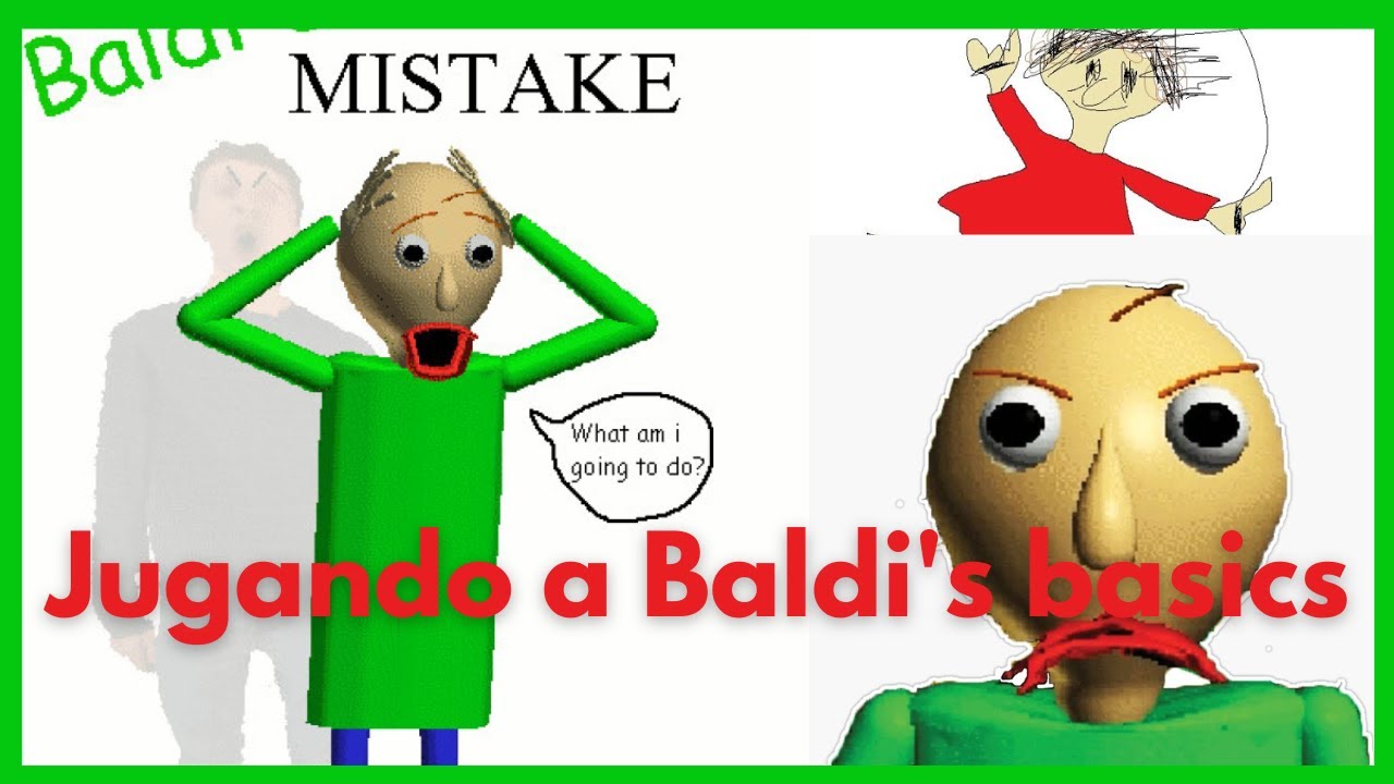 Jugando a baldi's basics en 2024 - YouTube