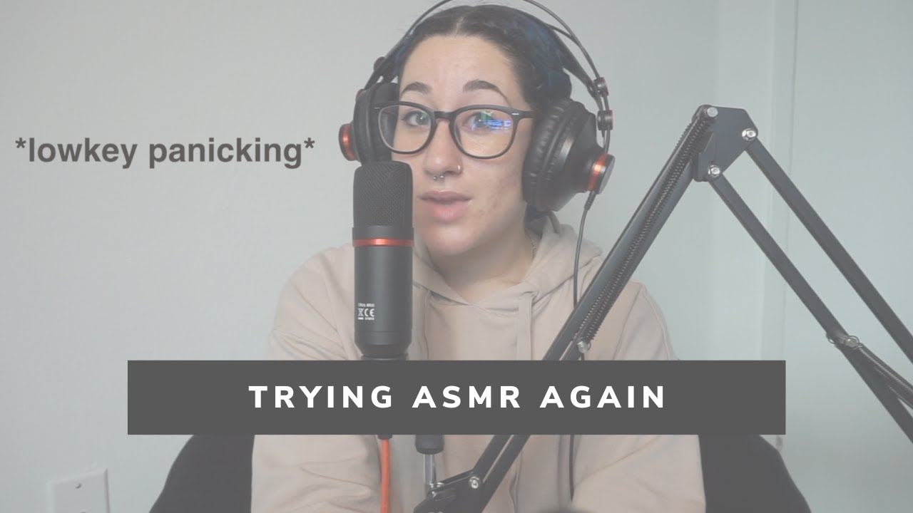 TRYING ASMR AGAIN (RELAXING TRIGGERS) - YouTube
