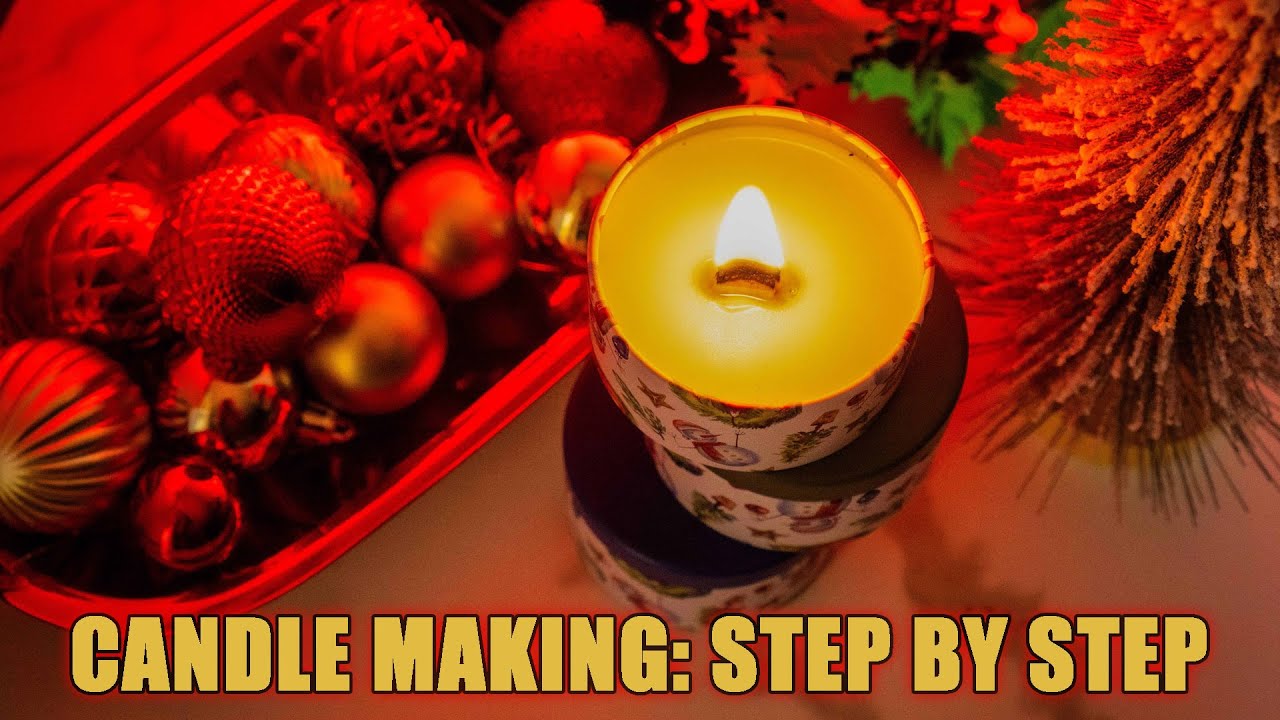 Christmas Candle Making Kit Tutorial - YouTube