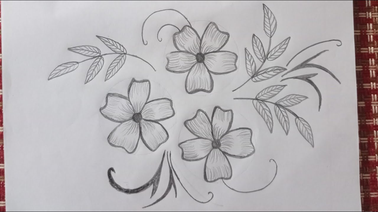 Nokshi katha design-20/nakshi kathar ful/ নকশিকাঁথা /nokshi katha art ...