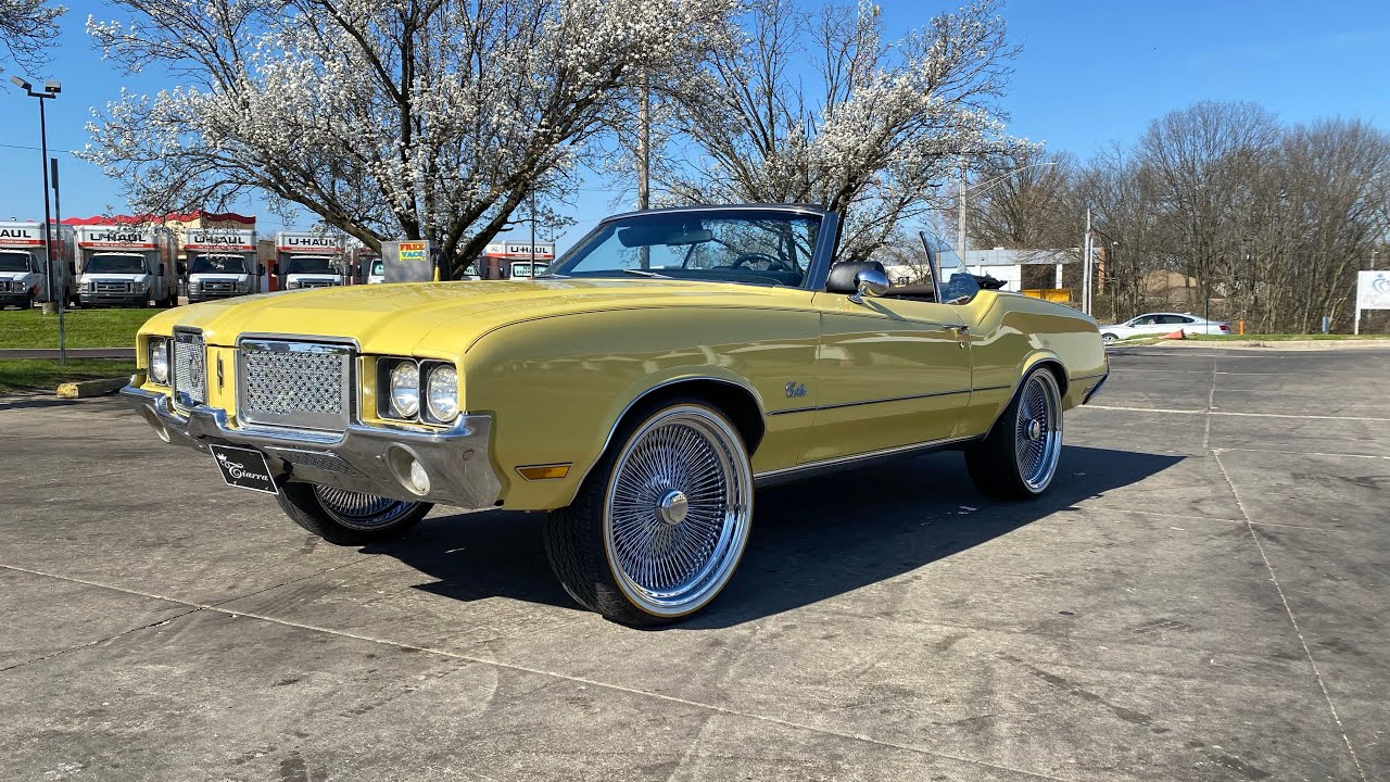 72 Cutlass getting fitted for 26” Forgies - YouTube