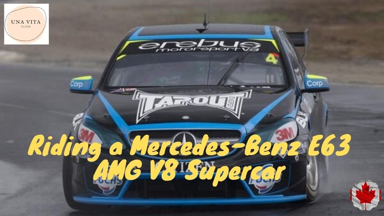 Riding a Mercedes Benz E63 AMG V8 Supercar #Una_vita_💕 - YouTube