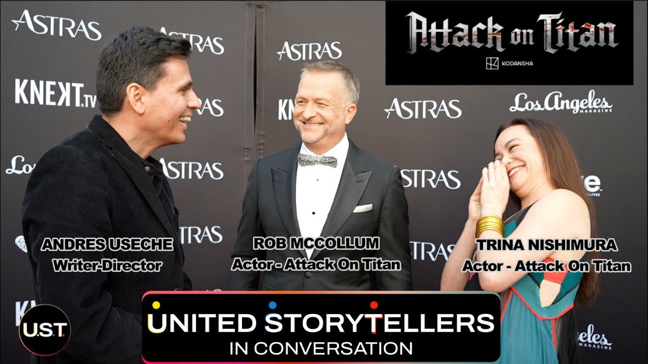 Attack On Titan 's Trina Nishimura (Mikasa Ackermann), Rob McCollum ...