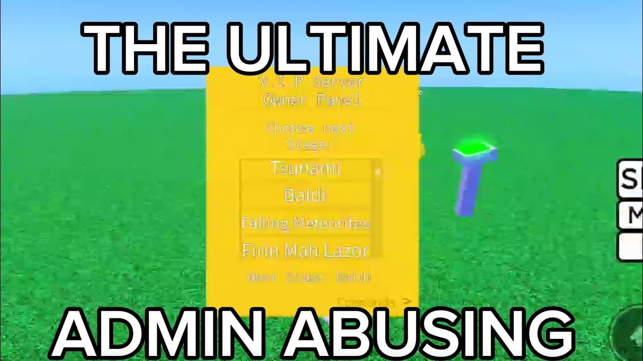 The ULTIMATE admin abusing in don't press the button | Roblox - YouTube