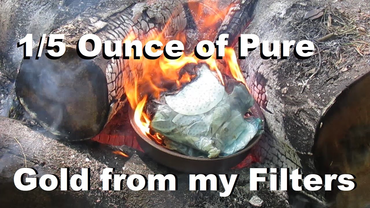 Refining My Filter Papers for Pure Gold - YouTube