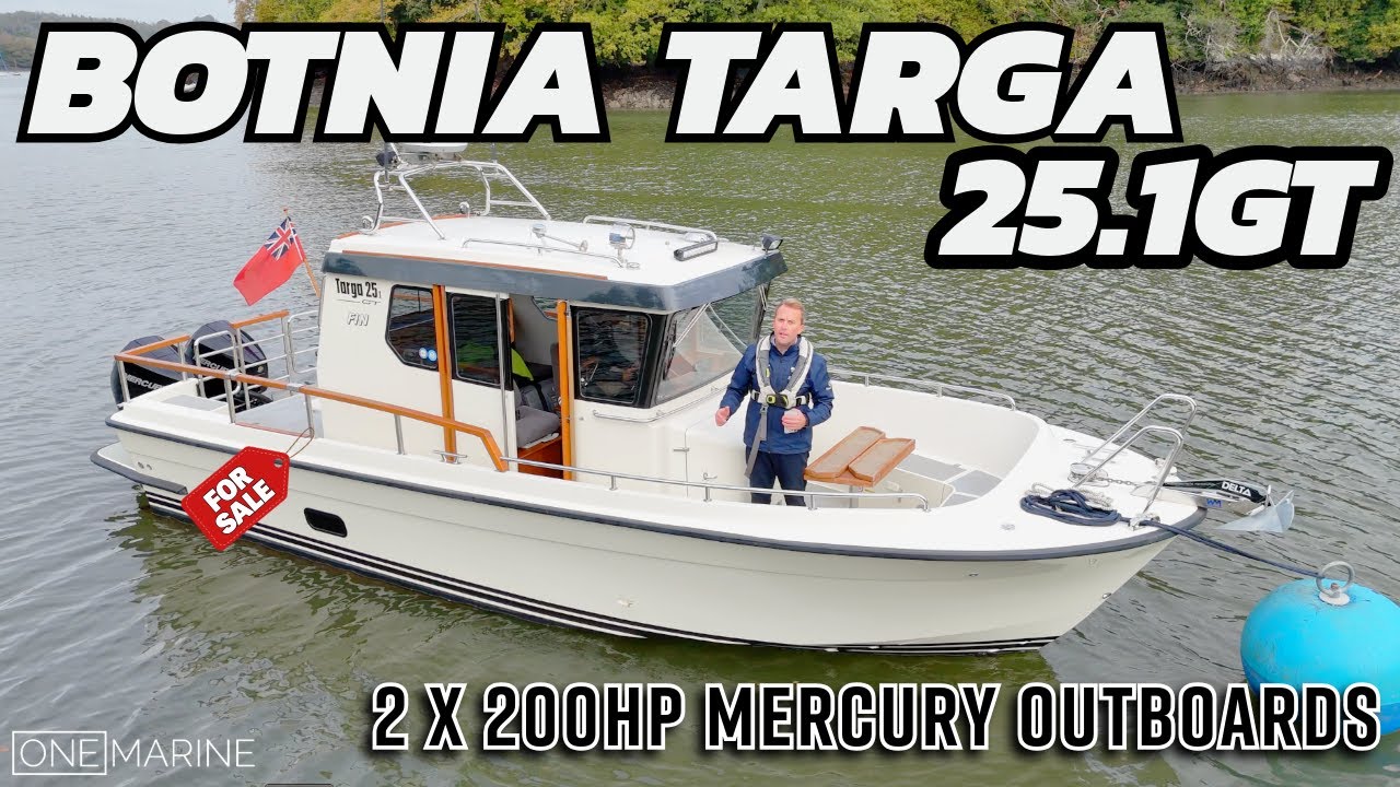 Botnia Targa 25.1 GT Detailed Walkthrough - For Sale Now! - Comfort ...