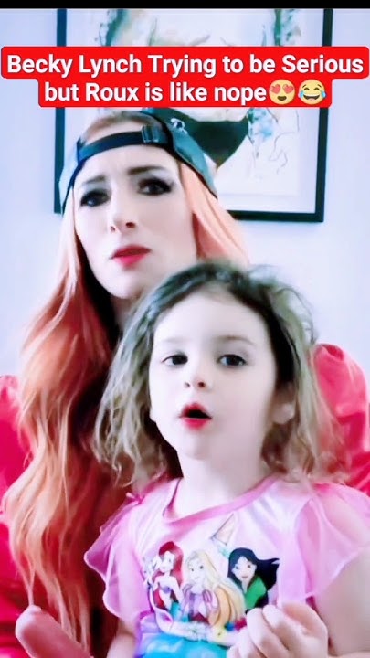Becky Lynch With Her Daughter Roux Beckylynch Rouxlopez Viral