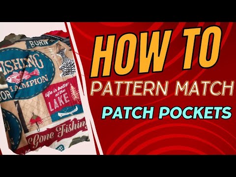 How To Pattern Match a Patch Pocket! - YouTube