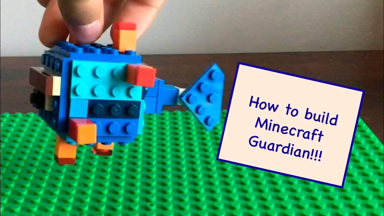 How to build Lego Minecraft Guardian!! - YouTube