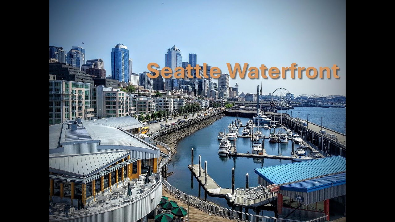 4K Seattle Waterfront View Washington USA - YouTube