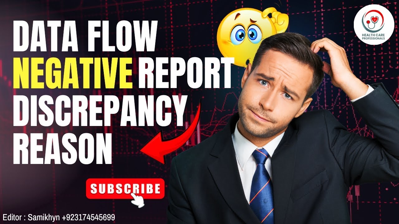 How To Clear Negative Dataflow Report & Discrepancy || Health Care Professionals # ...