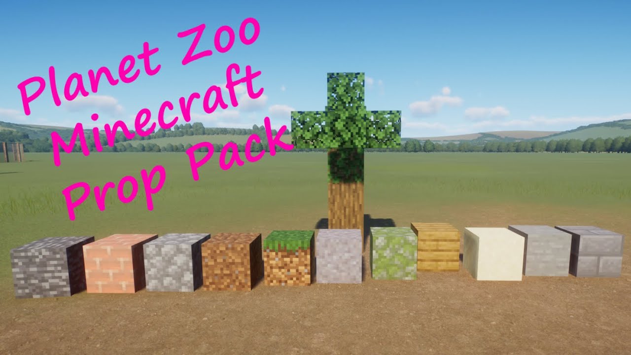 Planet Zoo Minecraft Prop Pack by Nicholas LionRider - Planet Zoo Mod ...