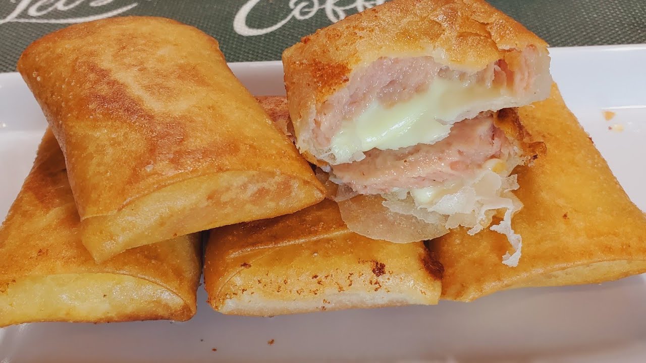 LUNCHEON MEAT W/ MOZZARELLA CHEESE ROLL !! Quick and Easy to Prepare ...