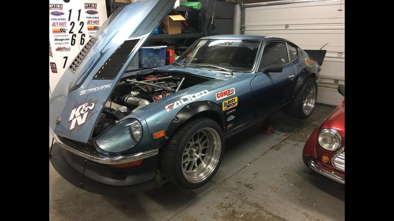 240z ls1 install - YouTube