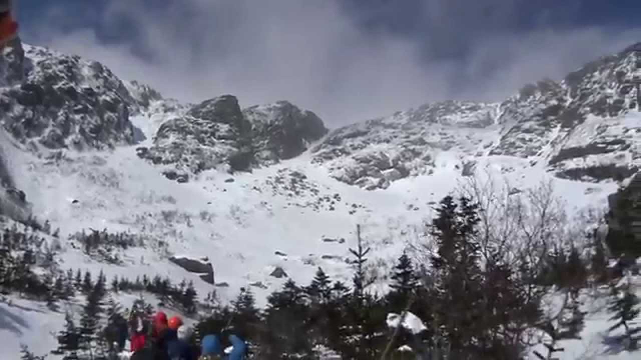 Huntington Ravine approach, Mt. Washington - YouTube