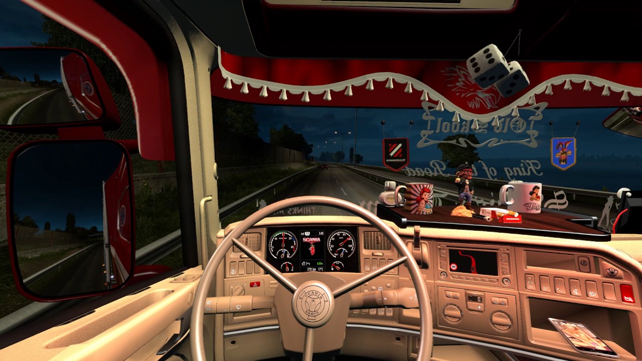 Euro Truck Simulator 2 Scania Ronny Ceusters V8 Working 3 ทำงานวนไป