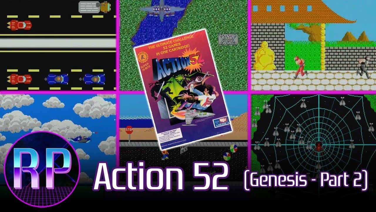 Action 52 (Sega Genesis) Full Catalog Playthrough Part 2/3 - YouTube