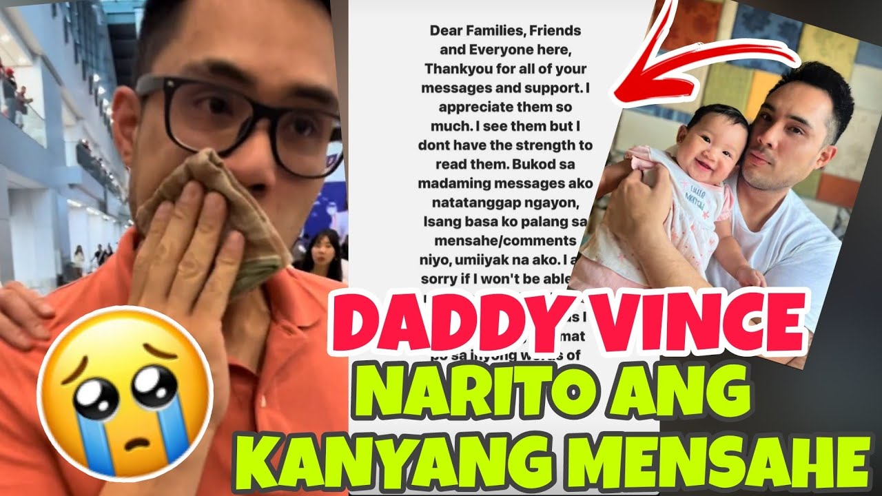 DADDY VINCE UPDATE | MAY MENSAHE SYA SA MGA TAONG SUMUSUPORTA SA ...