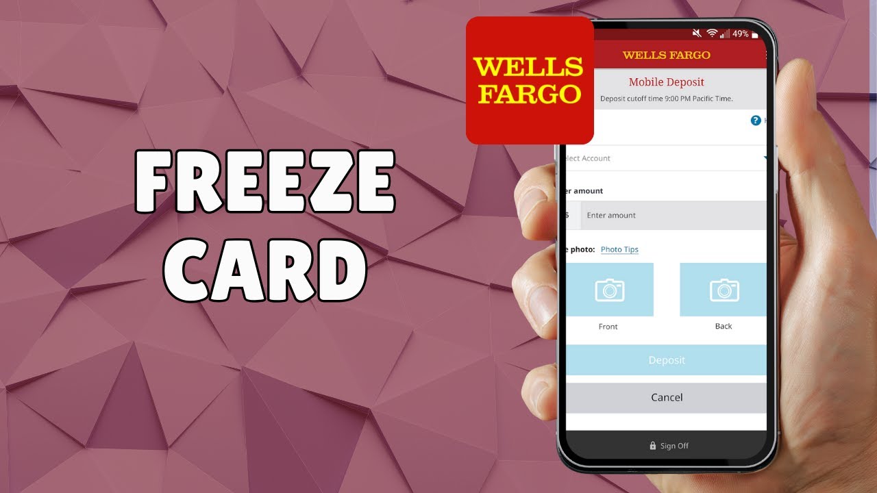 HOW TO FREEZE WELLS FARGO CREDIT OR DEBIT CARD - YouTube