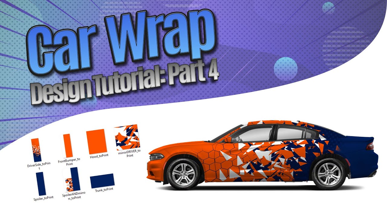 Car Wrap Design Tutorial Part 4 - YouTube
