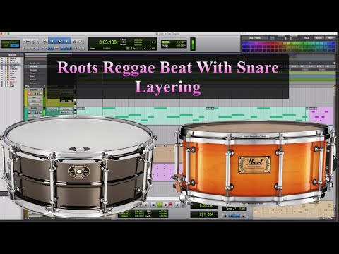 Roots Reggae Beat With Snare Layering Drum - YouTube