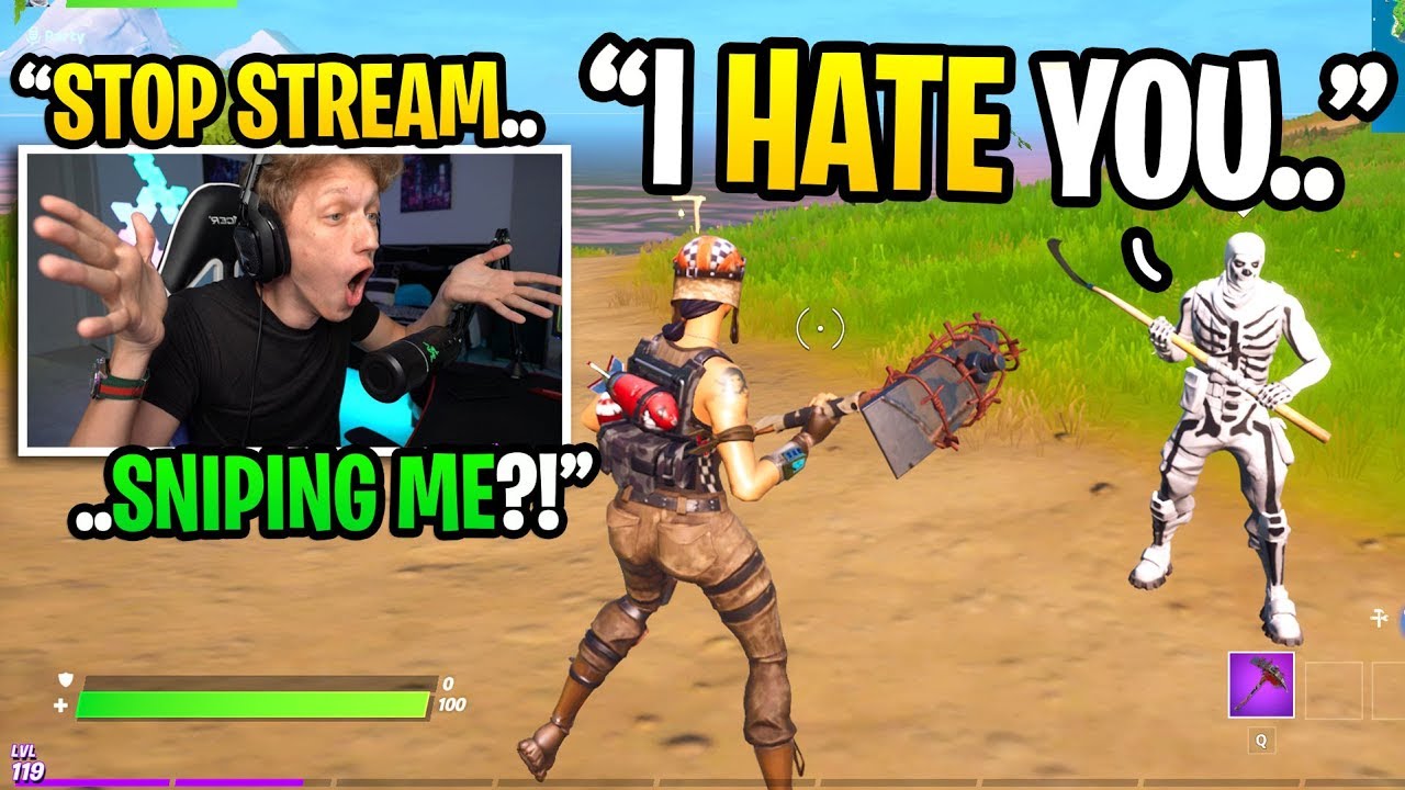 This kid has been STREAM SNIPING me for 6 MONTHS and I FINALLY ...