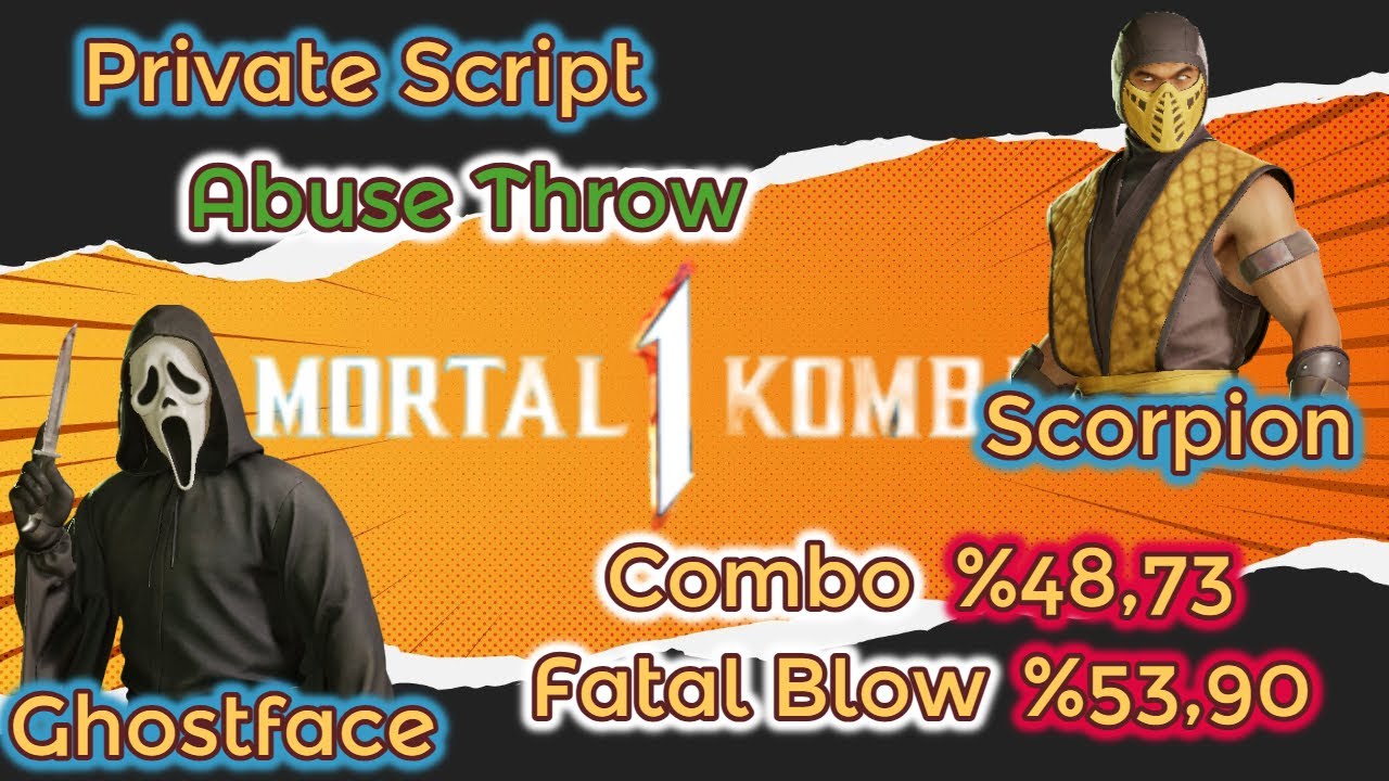 MK1 Private Ghostface and Kameo Scorpion Combo | Script Cronus Zen - YouTube
