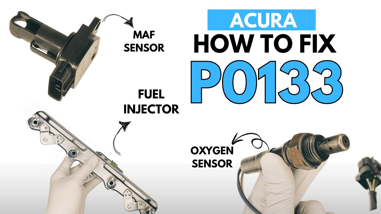 Acura : How to Fix P0133 Engine Error Code Guide - YouTube
