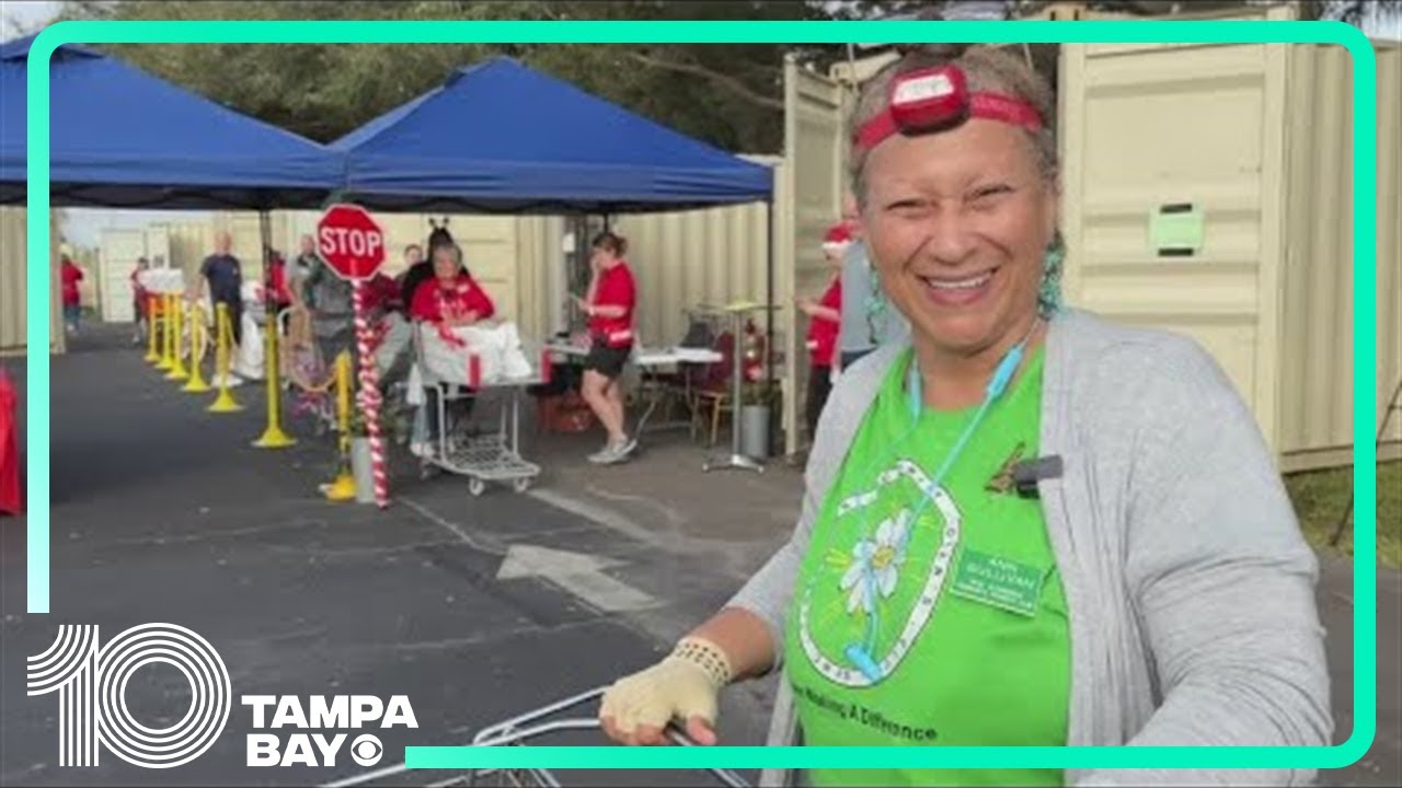 Salvation Army hands out holiday gifts from Angel Tree shoppers - YouTube
