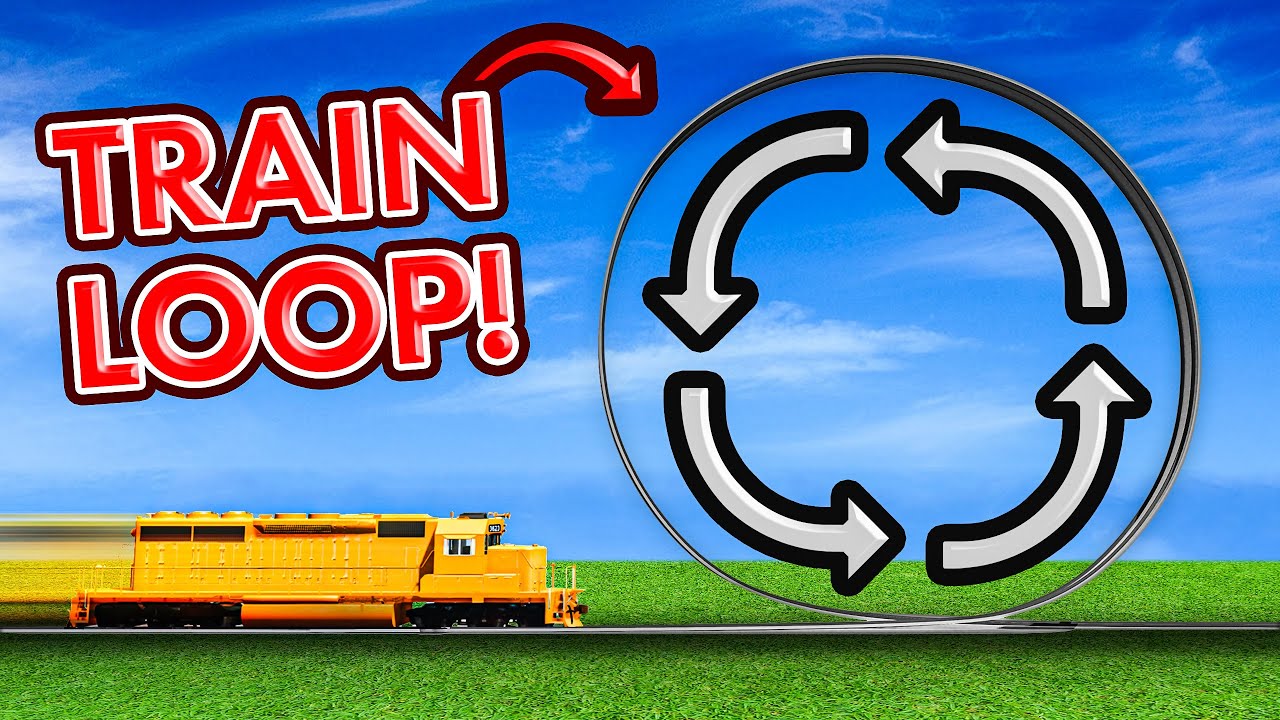 TRAIN Stunts With LOOPS! | BeamNG Multiplayer w/@CamodoGaming - YouTube