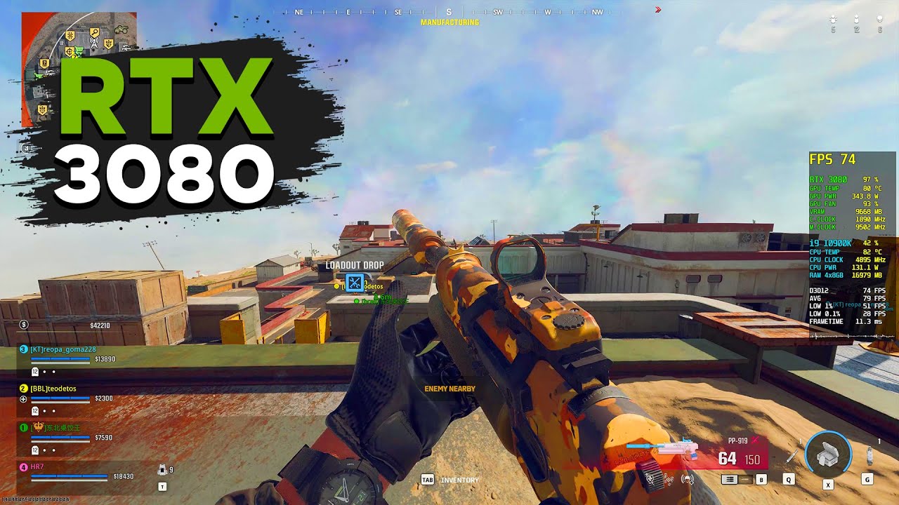 Call of Duty: Warzone - RTX 3080 | 1440p Ultra Graphics Settings with ...